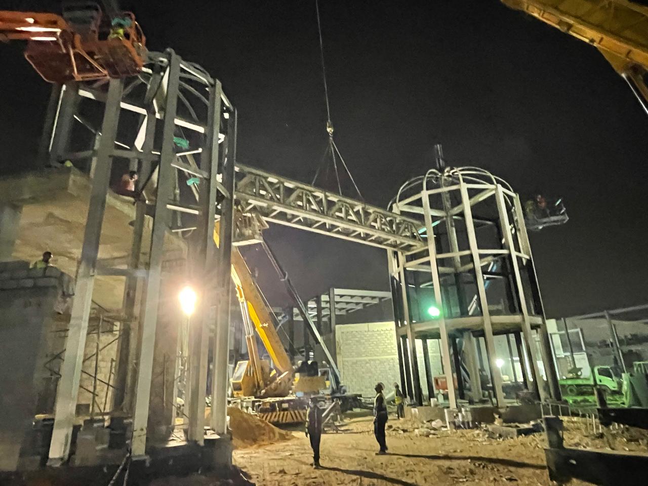 Namerah Co. for Steelworks » Steel Structure Project in Riyadh: TAKENDA ...